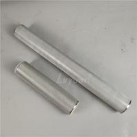 China SUS304 SUS316L Stainless Steel Mesh 100um Sintered Metal Cartridge Filter for sale