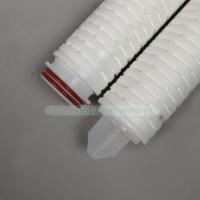 China OD 70mm DOE Thread 0.2 Micron Pleated PP Filter Element for sale