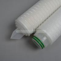 China OD 70mm DOE Thread 0.2 Micron Pleated PP Filter Element for sale