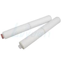 China Beverage Filtration 20inch 0.2 Micron Pleated Membrane Filter Cartridge for sale