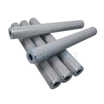 China 40'' 50 Micron 100 Micron Porous Stainless Steel Sintered Metal Cartridge Filter for sale