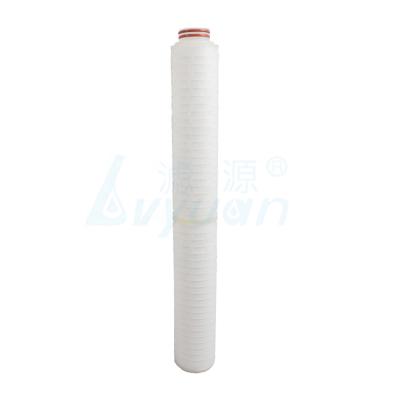 China ISO9001 115mm OD 50um Polypropylene Pleated Filter Cartridge for sale