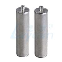 China Oil Filtration 30Mpa 10 Micron titanium bars Sintered Metal Cartridge Filter for sale