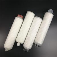 China Hydrophobic 40inch Air PTFE Vent Filter 222 Fin PTFE Water Filter for sale