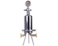 China Polished 1.6Mpa 100um Single Cartridge Filter Housing for sale