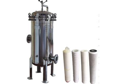 China Swing Arm 500mm OD 1mm Drain SS316L Multi Cartridge Filter Housing for sale