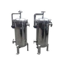 China Swing Arm 500mm OD 1mm Drain SS316L Multi Cartridge Filter Housing for sale