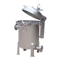 China Swing Arm 500mm OD 1mm Drain SS316L Multi Cartridge Filter Housing for sale