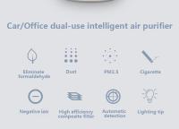 China 5V Negative Ion HEPA Air Purifier For Office Bedroom for sale