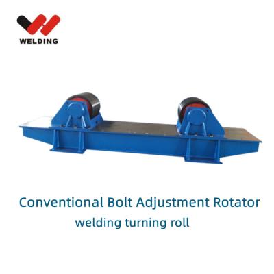 China Steel Pipe Welding Turning Rolls Conventional Bolt Adjustment Welding Rotator for sale