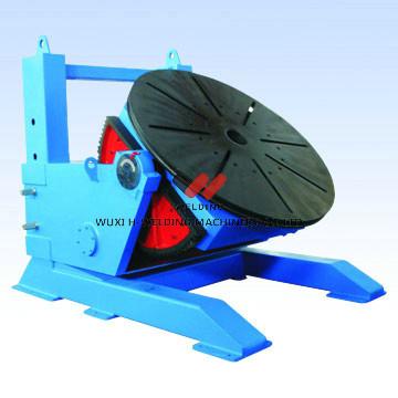 China 5000kg Height Adjustable Pipe Welding Positioners Manual With Fixed Tilting Speed for sale