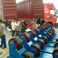 China 5Tons Cylinder Pipe Tube Self Aligning Welding Rotator For Vessel for sale