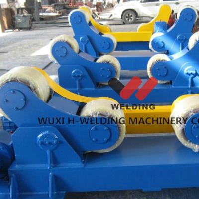 China PU Roller Anti Abrasion Self Aligning Pipe Welding Rotators 60T Welding Roller for sale