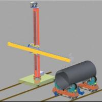 China Shell Wind Tower Pipe Column Boom Welding Machine Remote Control for sale