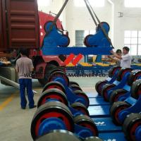 China Circular Pipe Vessel Welding Turning Roller 10T Bolt Adjustable Welded Rotator for sale