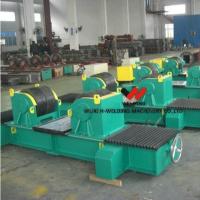 China Lead Screw Adjusting Pipe Welding Rotator 20Tons With Steel Rubber Roller for sale
