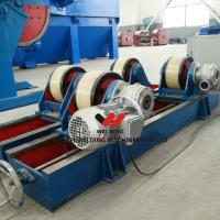 China Lead Screw Adjusting Pipe Welding Rotator 20Tons With Steel Rubber Roller for sale