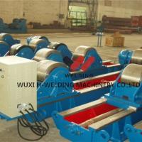China Manual Control Welding Pipe Turning Rolls 40 Ton Lead Screw Adjustable Rotator for sale
