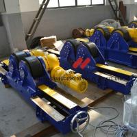 China Electrical 10000kg Lead Screw Pipe Welding Rotator For Pressure Vessel for sale