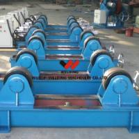 China VFD Control 100tons Adjustable Welding Rotator PU Metal Wheel Welding Roller for sale