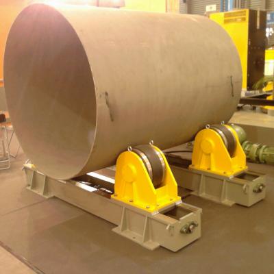 China 10T Lead Screw Adjustable Welding Rotators Tank Welding Roller for sale