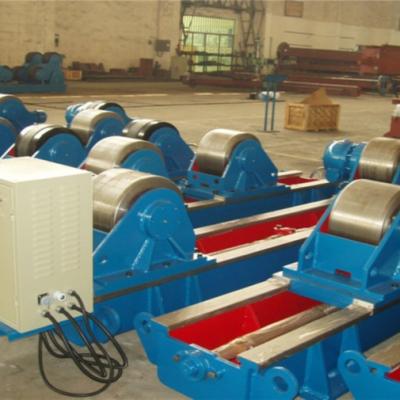 China Adjustable 20T VFD Tank Pipe Welding Rotator For Boiler Welding Roller for sale