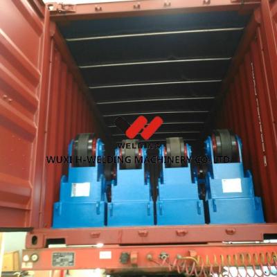 China 2 Tons Lead Screw Adjustable Tank Pipe Welding Rotator VFD Speed Control for sale