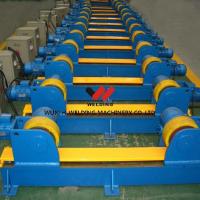 China CHGK Lead Screw Welding Rotator From 5 To 60 Tons One Active Wheel Three Passive Wheels for sale