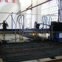 China Red 9 + 2 CNC Flame Plasma CNC Cutting Machine Gantry Type 15m Rail 120m/Min for sale