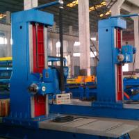 China Manual Box Beam End Face Milling Machine Blue Green For Seam Preparation for sale