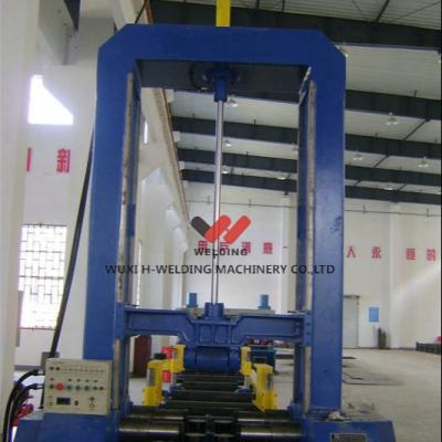 China CO2 Tack H Beam Welding Line For Web Height 1500mm Light Duty Workstation for sale