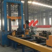 China CO2 Tack H Beam Welding Line For Web Height 1500mm Light Duty Workstation for sale