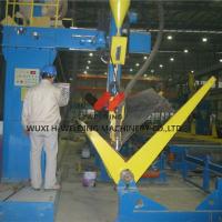 China T / H Beam Production Line Transportation 60 Degree Hydraulic Overturning Rack for sale