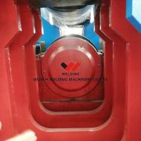China 6.37 M/Min Hydraulic H Beam Welding Line Flange Straightening Workstation for sale