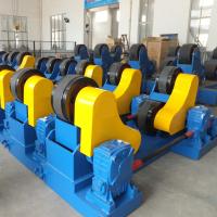 China 150T Self Aligning Welding Rotator Auto Adjusted VFD Control Welding Rotator for sale