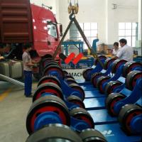 China 150T Rotary Self Aligning Rotators Automatic For Polishing Welding VFD Control for sale