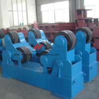 China 40T Vessel Pipe Welding Rotator With Rubber Roller High Speed 1000 mm / min for sale