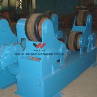 China 40T Vessel Pipe Welding Rotator With Rubber Roller High Speed 1000 mm / min for sale