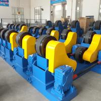 China Pipe Turning Self Aligning Welding Rotator Roller Steel And Rubber Wheels for sale