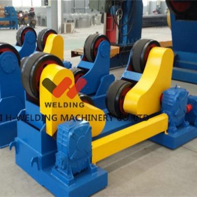 China Pipe Turning Self Aligning Welding Rotator Roller Steel And Rubber Wheels for sale