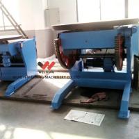 China Self Adjustable Pipe Welding Turning Table Vessel Loading T Slots For Clamping for sale