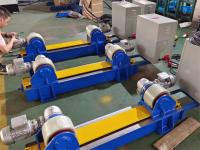 China Pu Rubber Wheel Self Aligning Welding Rotator Mini Size Position Workpiece for sale