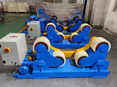 China Adjustable Self Aligning Welding Rotator PU Rubber Steel Wheels Special Designed for sale