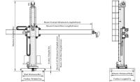 China Automation H Welding Machinery Manipulator Column And Boom LHQ 1m 2m 3m 4m for sale