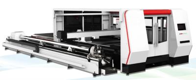 China Tube Integrated Laser CNC Cutting Machine 1000W Double Platform Plate High Precision for sale