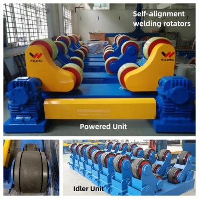 China H Pipe Self Aligning Welding Rotator 20 Tons For Structure Pressure Vessel 60m/H for sale