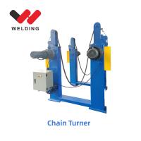 China 2.5 Tons Pipe Welding Roller Chain Turner For Long Strip Workpiece 4 Columns for sale
