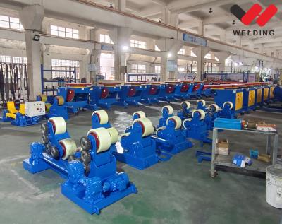 China Heavy-Duty Welding Rotator with VFD Speed Control, PU/Rubber/Carbon Steel Wheel Material for sale