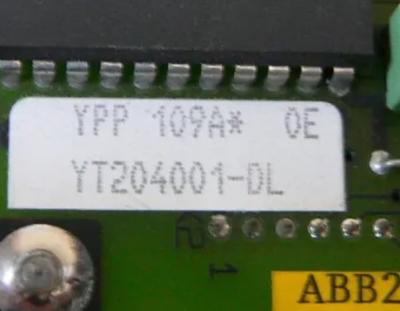 China YPP109A YT204001-HS ABB Speed ​​Control Board for sale