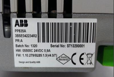China PP835A 3BSE042234R2 ABB Touch Panel for sale
